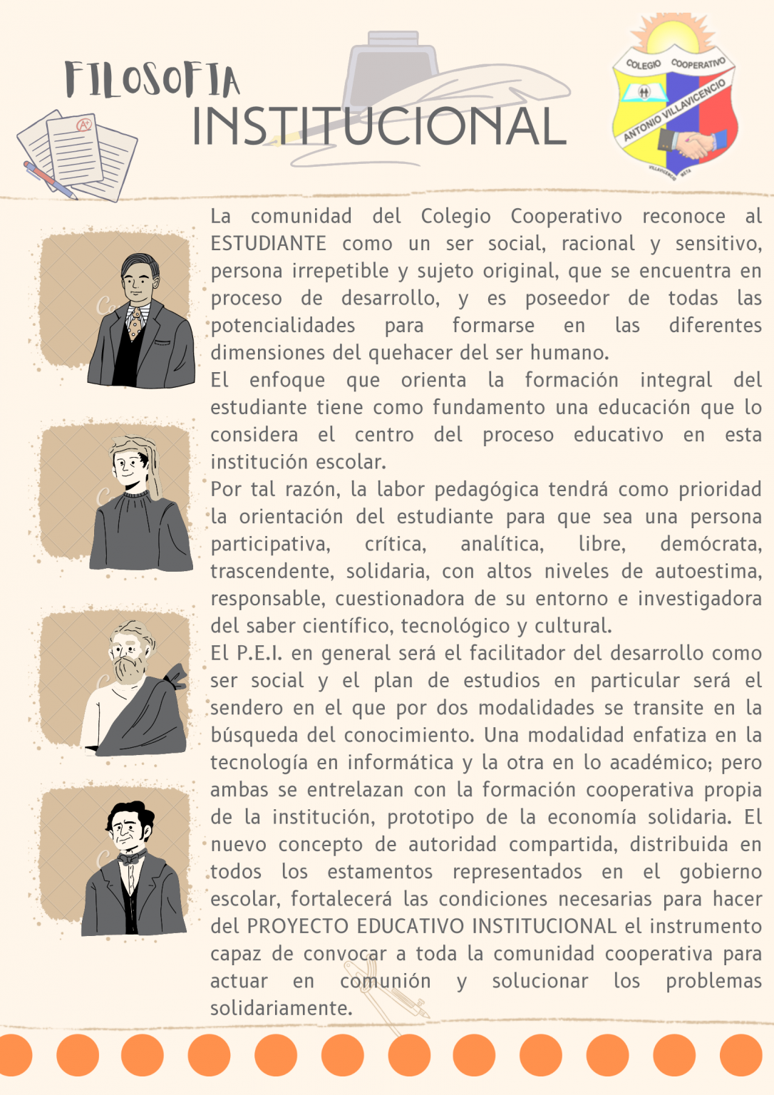 Filosofía Institucional – Colegio Cooperativo Antonio Villavicencio